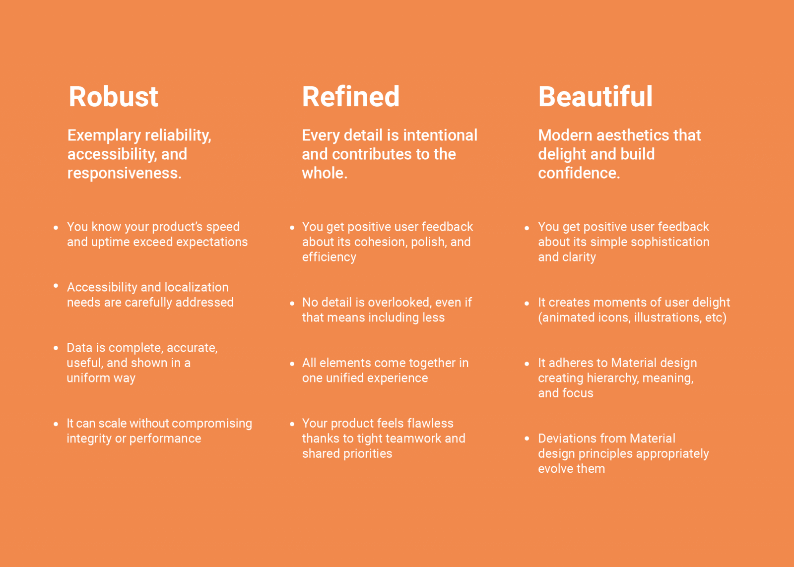 Product excellence principles - David Hodder